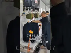 Double shoulder pressing machine