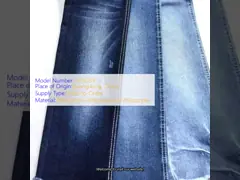 TWILL Style High Stretch Dark Blue Denim Fabric 11.2oz JSD3039 for Long-Lasting Clothing