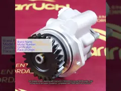 China 1002054202 Power Steering Pumps for WEICHAI WP12 SHACMAN MAZ SDLG  Spare Parts Auto Power Steering Pump for sale