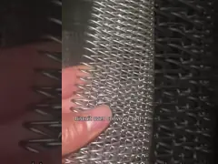 평면 롤드 비스키트 구리 열 저항 금속 화합물 균형 오븐 헤링 본 와이어 냉장고 망 컨베이어 벨트