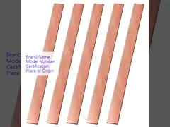 기계 장비에 맞춤형 C110 긴 구리 평면 막대 0.5mm x 30mm x 400mm