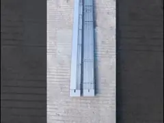 China Shower Floor Drain stainless steel linear drain fixed base removable grille cover narrow uniform slits corrosion resistant design for sale