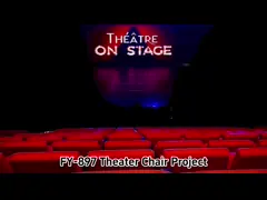 China Commercial-Grade Build Theater Seating with 500 lbs Capacity and Ergonomic Design for Auditoriums for sale