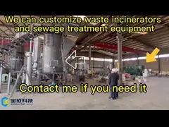 China Trash Solid Waste Management To Energy Garbage Disposal Incinerator For Agricultural Waste for sale