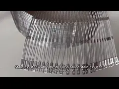 Stainless Steel Cable Mesh Used For animal enclosure, bird aviary, handrail infills, anti-falling sa