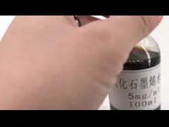 China High-purity, precipitation-free, research-grade single-layer graphene oxide aqueous solution for sale