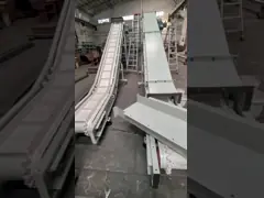 Large-inclination belt conveyor for discharging
