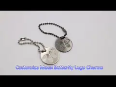 Handbag Hardware Accessories Metal Bag Metal Tag Custom Logo Hang Tags with Logo