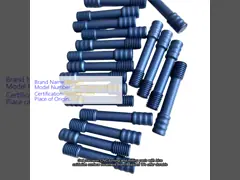 Blue Oxidation Surface Finish CNC Turning Milling Parts with 100% Inspection and 0.002~0.005mm Tolerance