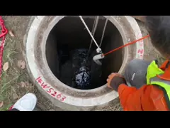 China Wireless CCTV Pipe Crawler Drain Investigation Camera Tail Plug For Sewer Pipes Defects for sale