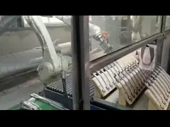 Motorcycle Aluminum Alloy Brake Lever Robotic Grinding and Polishing