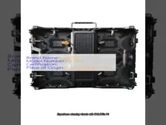 Ultra HD Slim P2.604mm Indoor Portable LED Rental Screen with 192*192 Resolution 160° View Angle and 100000 Hours Lifespan