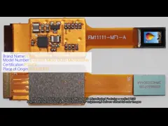 Compact 0.23 Inch Micro OLED Microdisplay with Vertical RGB Strip Color Pixel Arrangement and 10000 Cd/m2 Maximum Brightness