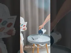 China Double Wall Glass Coffee Mug with Insulation Oven and Freezer Safe Borosilicate Drinkware for sale