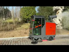 China Cordless Electric Sweeper Lightweight Floor Cleaning Machine For Indoor / Outdoor for sale