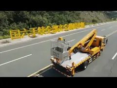 China Foton Aumark 22m 4x2 Telescopic Boom Aerial Working Platform Truck High-Altitude Operation Vehicle for Sale for sale