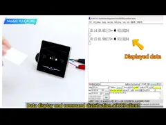 TCP IP RJ45 붉은 QR 코드 스캐너 HTTP MQTT 모드버스 RFID 시스템 QR 코드 NFC 13.56Mhz IC 코드 QR 레아