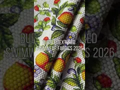 A Closer Look: 215gsm Eco Friendly Swimwear Fabric with 152cm Width and Recycled Nylon