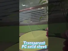 China Plastic 1.8mm 2.8mm 3.8mm 5.8mm 6.8mm 8.8mm 9.8mm Polycarbonate Sheet clear plastic panel combining high optical clarity and mechanical strength for safety and security barriers for sale