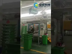 80L HDPE recycling  waste disposal management trash can garbage bin collection bins