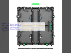 P2.9 Pixel Pitch 800nits Brightness LED Video Wall with 160° View Angle for Indoor Outdoor Rental LED Screen