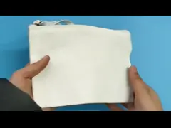 China Sublimation Canvas Wallet With Zipper Custom Blank Sublimation Coin Purse Wallet for sale