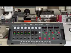 China Single Screw Extruder Single Wall Corrugated Pipe Machine PLC Control CE Certified Ideal for Durable Pipe Manufacturing for sale