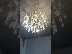 See Why Choose 110V-240V Customized Pendant Lamp Rustproof Polished Chrome Chandelier Lights