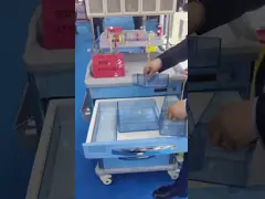 anesthesia trolley blue