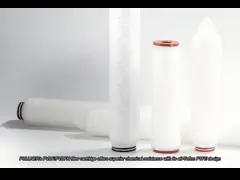 All-Teflon PTFE Filter Cartridge with PVDF Material for Chemical Resistant and Low Precipitation Applications