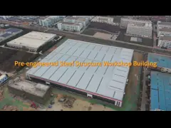 Steel Prefabricated Industrial Buildings Bolt Connection Weld Connection