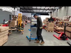 WFH Series Manual Hand Winch Stacker – Effortless Lifting, One-Person Operation