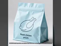 High-Temperature Resilience Roast Chicken Packaging Bag with Flavor & Moisture Lock and Customizable Thickness Retort Pouch