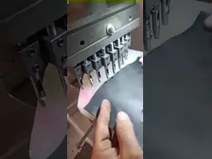 Pneumatic Shoelace Upper Fabric Multi Hole Punching Machine Sport Shoe Making Machine