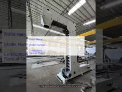 Z-Type Bucket Elevator with Lifting Height 2-50 meters and Lifting Capacity 3-100 tons/hour for Horizontal and Lifting Conveying