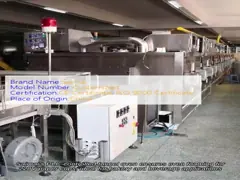 Forno a tunnel di schiumatura del forno della tazza di carta 220V di controllo dello SpA buon