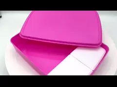 Food Grade Blank Sublimation Lunch Box With 3 Compartments For Kids