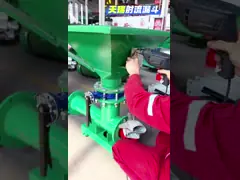 Workers Assembling Jet Mud Mixer | Solids Control Factory Assembly