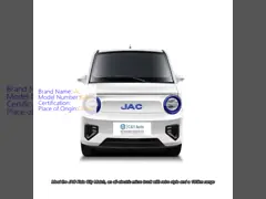 China Kala City Match JAC Electric Truck EV Car 180km Range 2 Seater for sale