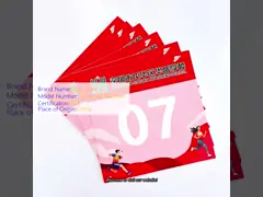 Метод трафаретной печати номеров гоночных бибов толщиной 0,5 мм и в белом, красном, синем или индивидуальных цветах