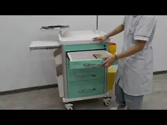 emergency trolley in green