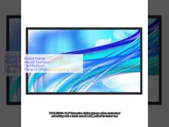 Indoor Advertising Equipment Customized 18.5 Inch Multifunctional Display Screen Wall Mounted Touch LCD Interactive Digital Signage