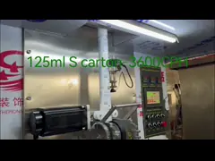 125ml carton aseptic filling machine