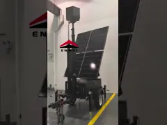 China CE Certified Solar Security Trailer With HD Cameras For Outdoor Security Surveillance for sale