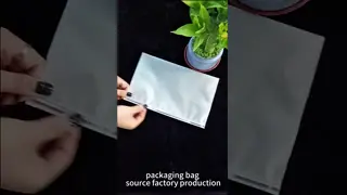 Customizable CPE zipper bag