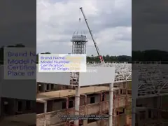 China Hot Dip Galvanized Steel Structure Water Tank Tower With Q235 B Class Grade Steel 3m To 28m for sale