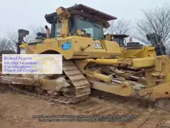China CAT D8T Used Bulldozer Heavy Duty Construction Mining Earthmoving Machine for sale