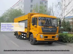 Powerful Vacuum Suction Road Sweeper Truck for Efficient Collection of Dust and Debris