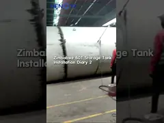 China Large Capacity Stainless Steel Horizontal Milk Cooking Oil Water Storage Tank for sale