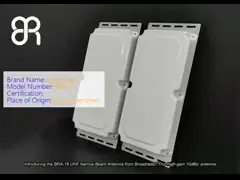 UHF Narrow Beam Antenna High Gain 10dBic Size 460×220×44mm For Access Control